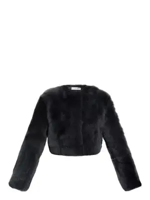 IRO PARIS Cropped Sheepskin Jacket
