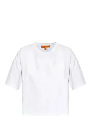 Michael Kors Embroidered Logo T-shirt - White