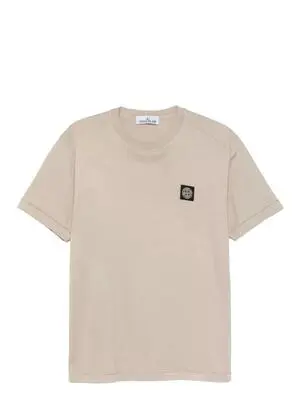 Stone Island Compass-patch T-shirt - Neutrals