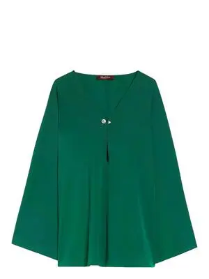 Max Mara Bell-sleeve Blouse - Green