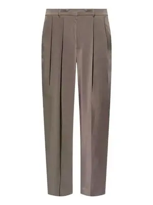 Michael Kors Pleated Trousers - Brown