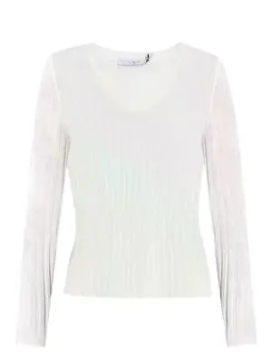 IRO PARIS Ribbed Wool Top - White