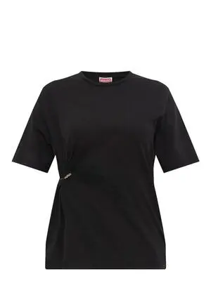 Kenzo Safety-pin Detail T-shirt - Black