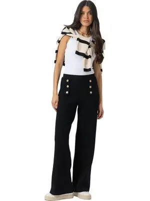 SAINT + SOFIA Chelsea Pant Black