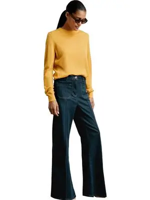 REISS Hester Merino Wool Crew-Neck Jumper
