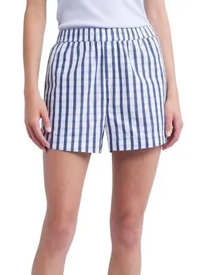 OPEN EDIT Boxer Shorts Navy Gingham Mix