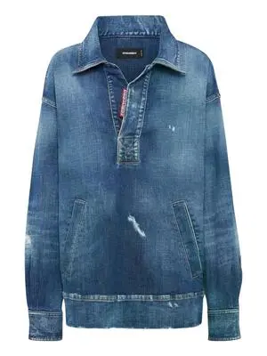 DSQUARED2 Distressed-Effect Shirt
