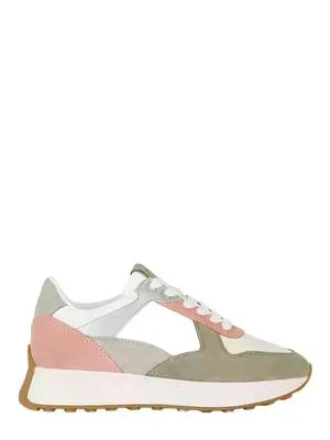 Geox Panelled Sneakers - White