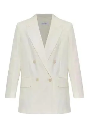 Max Mara Double-Breasted Blazer Neutrals