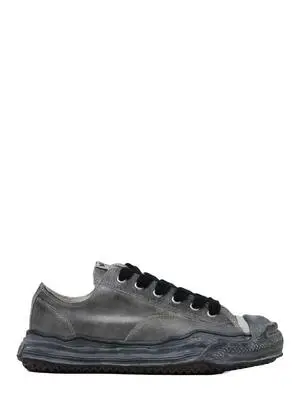 Mihara Yasuhiro Hank Vintage Lace-up Sneakers - Black