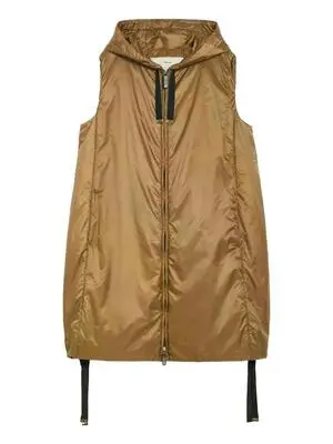 Max Mara Sleeveless Puffer Jacket - Brown