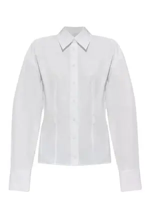 Attico Fitted Cotton Shirt - White