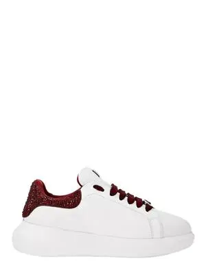 Philipp Plein Rhinestone-embellished Sneakers - Red