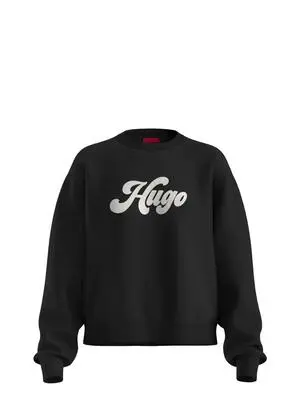 Hugo Logo-print Sweatshirt - Black