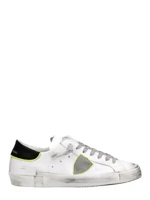 Philippe Model Distressed Low-top Sneakers - White