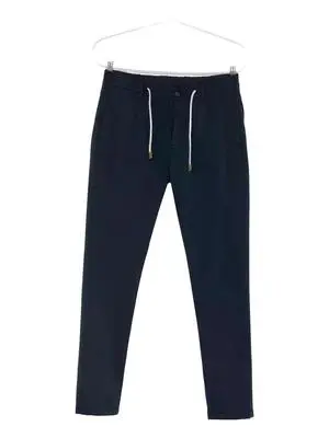 Eleventy Drawstring Trousers - Blue