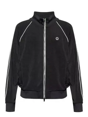 Kenzo Paneled Zip-up Track Jacket - Black
