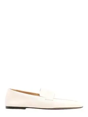 THE ROW Square-toe Loafers - Neutrals
