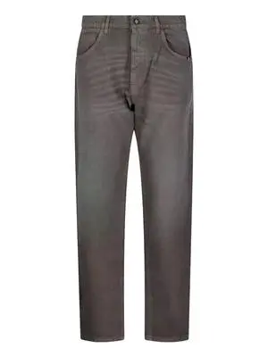 AMISH SUPPLIES Logo-patch Jeans - Grey