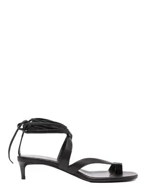 Khaite Aimee 50mm Sandals - Black