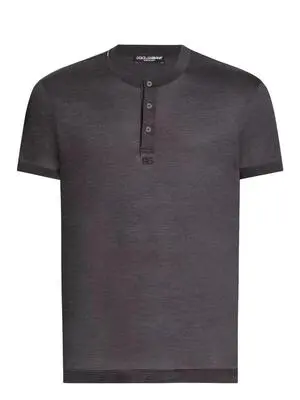 Dolce & Gabbana Silk T-shirt - Grey
