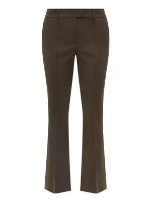 Attico Wool Trousers - Brown