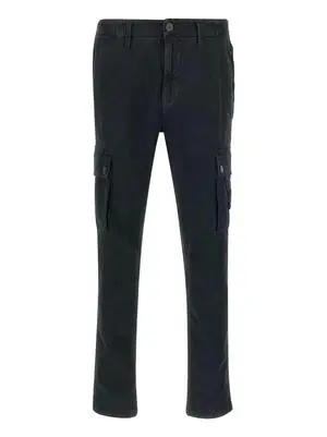 Stone Island Cargo-pocket Trousers - Black