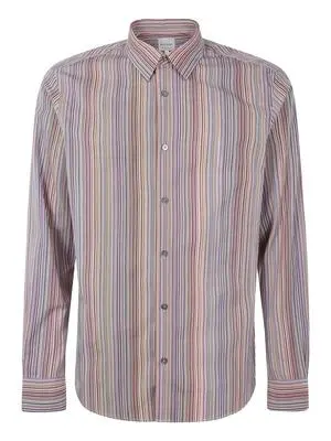 Paul Smith Striped Shirt - Pink