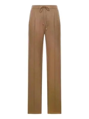 Max Mara Elasticated-waist Trousers - Brown