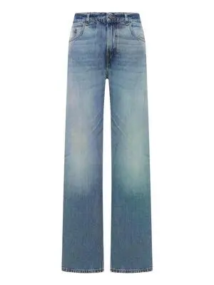 HAIKURE Logo Patch Jeans - Blue