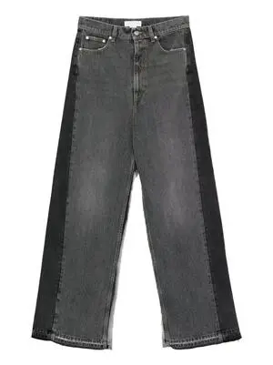 Stella McCartney Tonal Panelled Jeans - Black