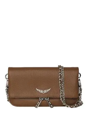 Zadig&Voltaire Zadig & Voltaire Rock Nano Grained Leather Crossbody Bag Heritage