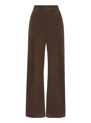 Brunello Cucinelli Barrel Trousers - Brown