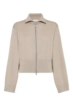 Brunello Cucinelli Lightweight Knit Cardigan - Camel