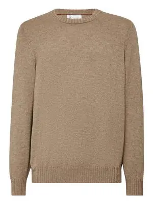 Brunello Cucinelli Cashmere Crew Neck Sweater - Brown