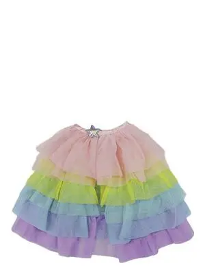 LOLA + THE BOYS Layered Tulle Tutu Skirt - Pink