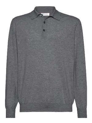 Brunello Cucinelli Polo-style Sweater - Dark Grey