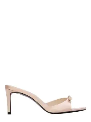 BLACK SUEDE STUDIO Albie 65 Mule - Champagne Satin