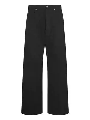 Rick Owens Five-pocket Straight Leg Jeans - Black