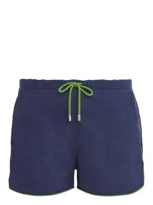 Vilebrequin Linen Maurice Swim Shorts - Navy