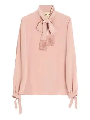 VALENTINO Silk Crepe De Chine Blouse