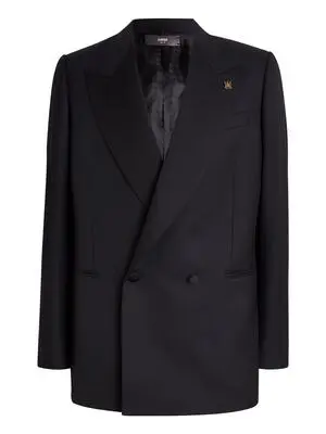 Amiri Double-breasted Blazer - Black