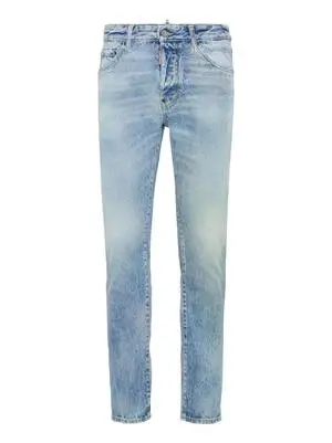 Dsquared2 Logo-patch Jeans - Blue