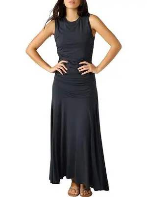 Steve Madden Jace Sleeveless Maxi Dress - Faded Black