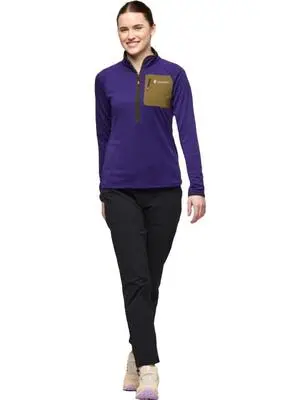 COTOPAXI Otero Fleece Half-Zip Pullover Black Violet