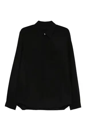 Rick Owens Wool Shirt Jacket - Black