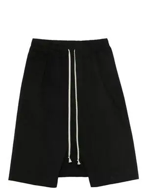 Rick Owens Pods Drawstring Shorts - Black