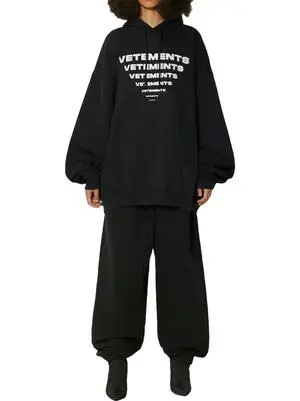 Vetements Elastic-ankle Track Pants - Black