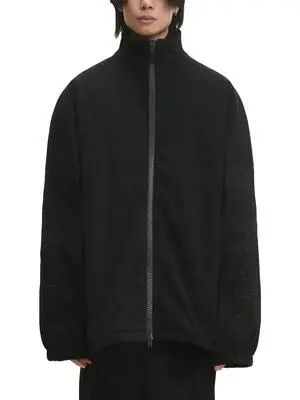 Vetements Logo-embossed Zip-up Jacket - Black