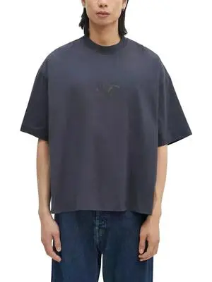 Vetements Logo-embroidered T-shirt - Blue